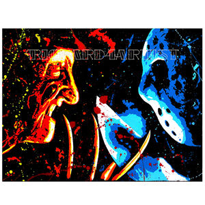 Richard4Artist | Wall Decor | 42 Nwt Original Art Print Freddie Vs ...